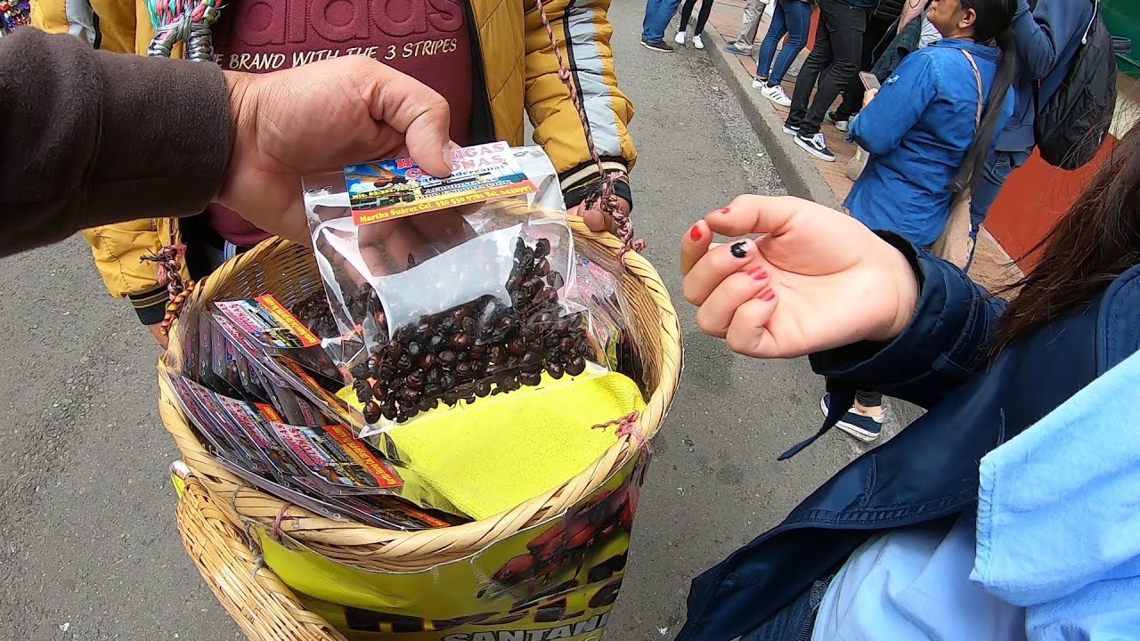 🇨🇴 🐜 Big Ass Ants | Colombian Delicacy | Eating Gigantic Fried Ants ...