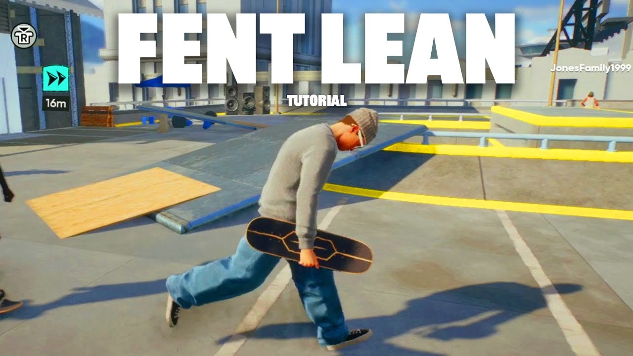 How to Fent Lean While Skating In Skate - YouTube