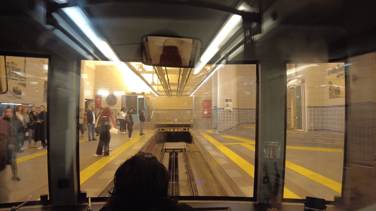 Beyoğlu to Karaköy | Tünel | F2 | Underground funicular line Istanbul ...