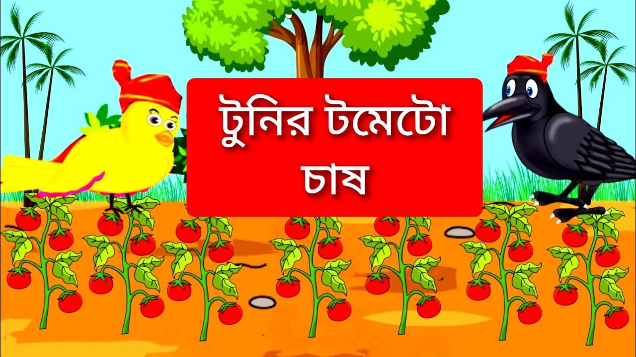 টুনির টমেটো চাষ | Tuntunir tomato chas | Bengali Moral Stories - YouTube