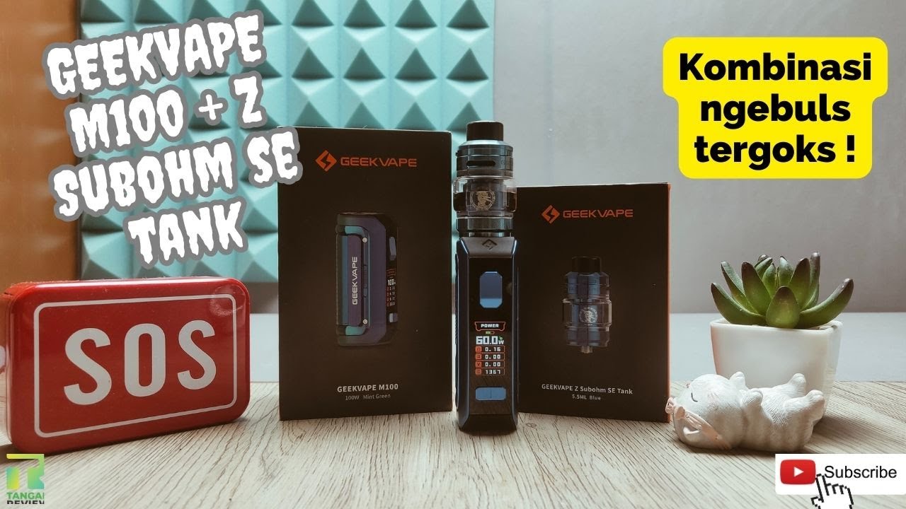 MOD M100 & TANK TERBARU - Unboxing & Review M100 & Z Subohm SE Tank By ...