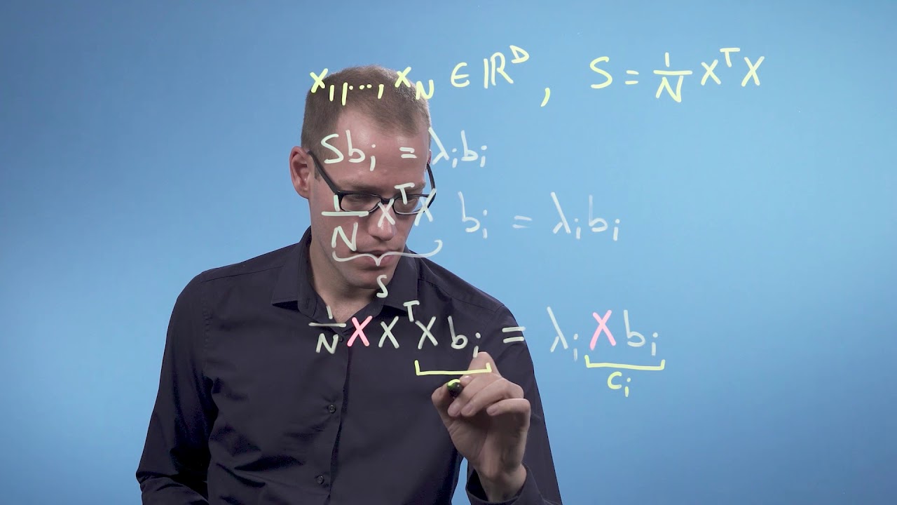 PCA (video 7): PCA in High Dimensions - YouTube