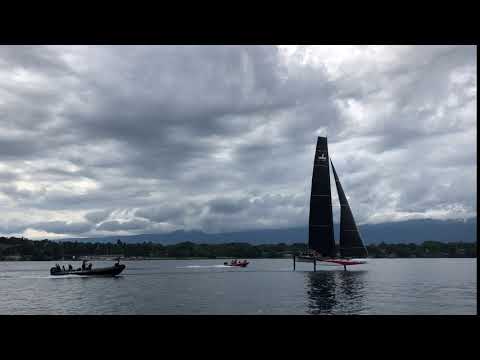 9 knots of wind - 17 knots of boat speed foiling upwind, 23 knots downwind