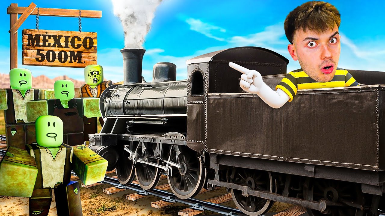 ¡Sobreviví a Rieles Muertos y Llegue a Mexico! |Roblox Dead Rails ...
