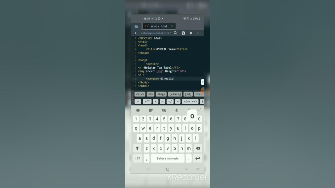 Cara membuat HTML/Menggunakan aplikasi Treb Edit dengan Android - YouTube