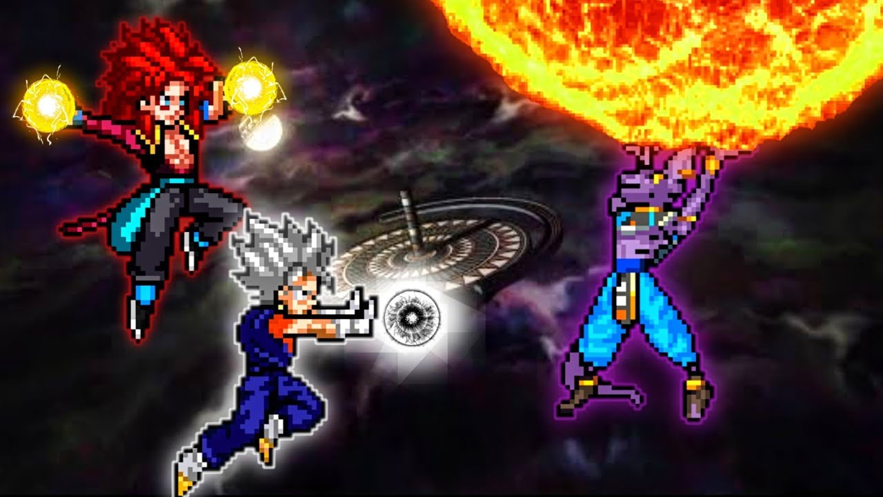 Xeno Gogeta SSJ4 OP (New) & Vegito OP (all form) VS Beerus OP (all form ...