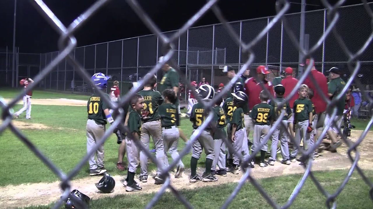 Stratford U8 Baseball Evan Miller Hits a walk-off triple to win ...