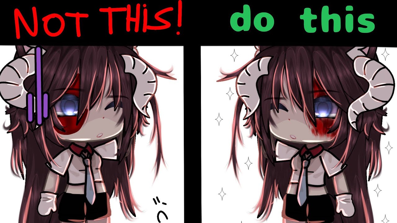 How to edit blood?|Nasıl kan editi yapılır?| Gacha life|Gacha art|Gacha ...