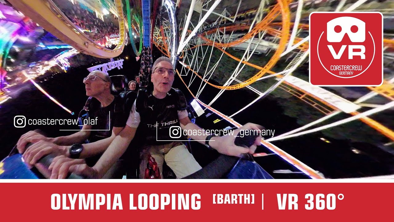 Extreme VR Roller Coaster 360° Munich Olympia Looping VR360 Experience ...