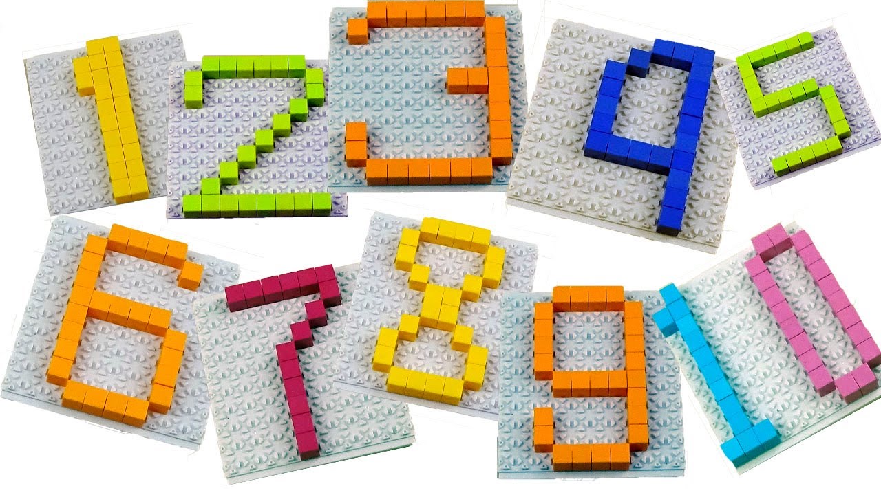Numbers and blocks learning for children 1 to 10 - YouTube