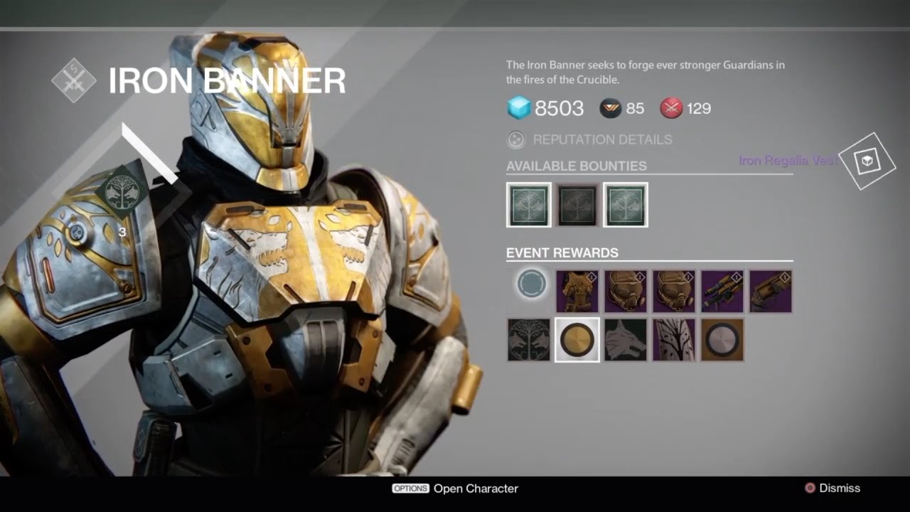 Destiny: Year 1 IRON BANNER Throwback gameplay Highlights - YouTube