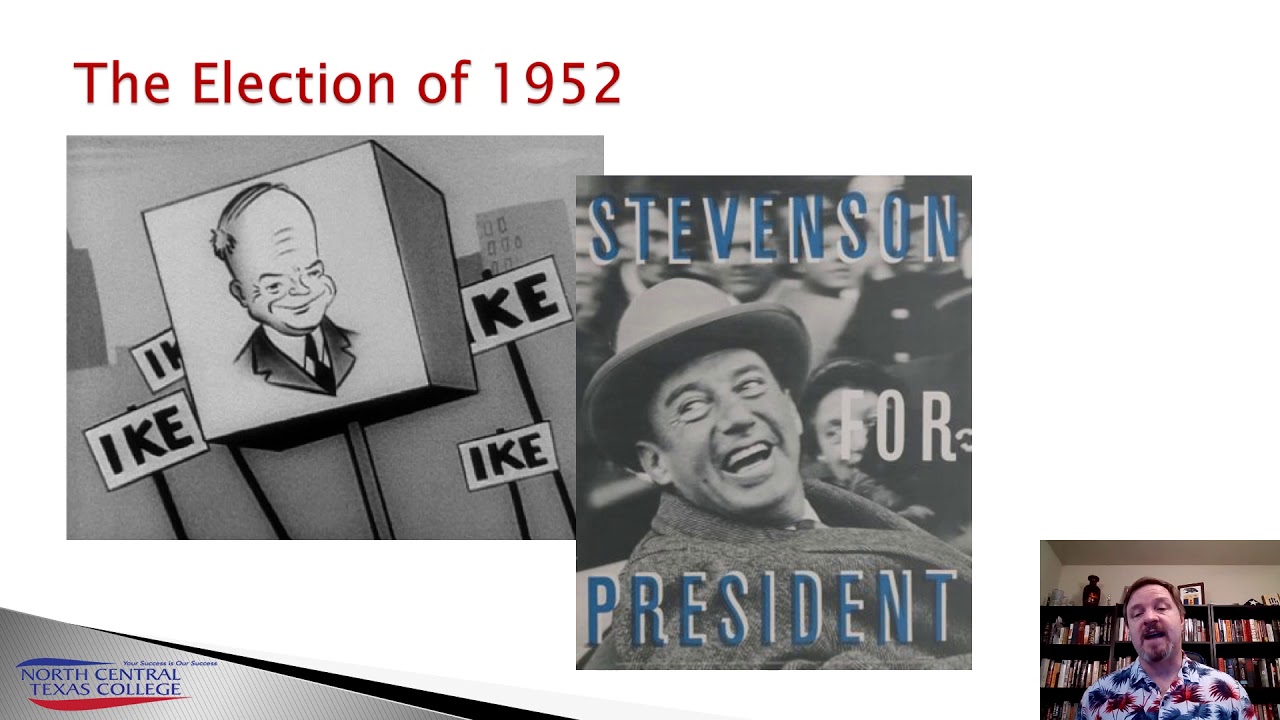 The Eisenhower Era Part 1 The Election of 1952 - YouTube