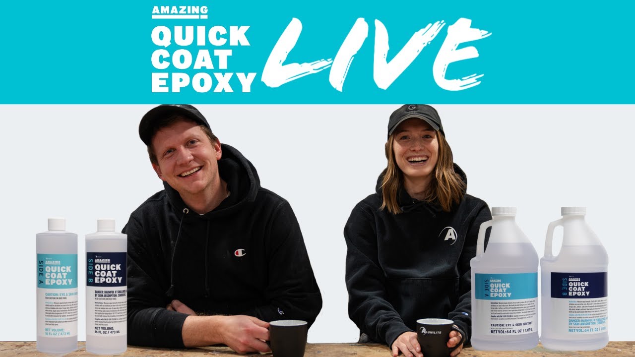 Alumilite Live: Amazing Quick Coat Launch - YouTube