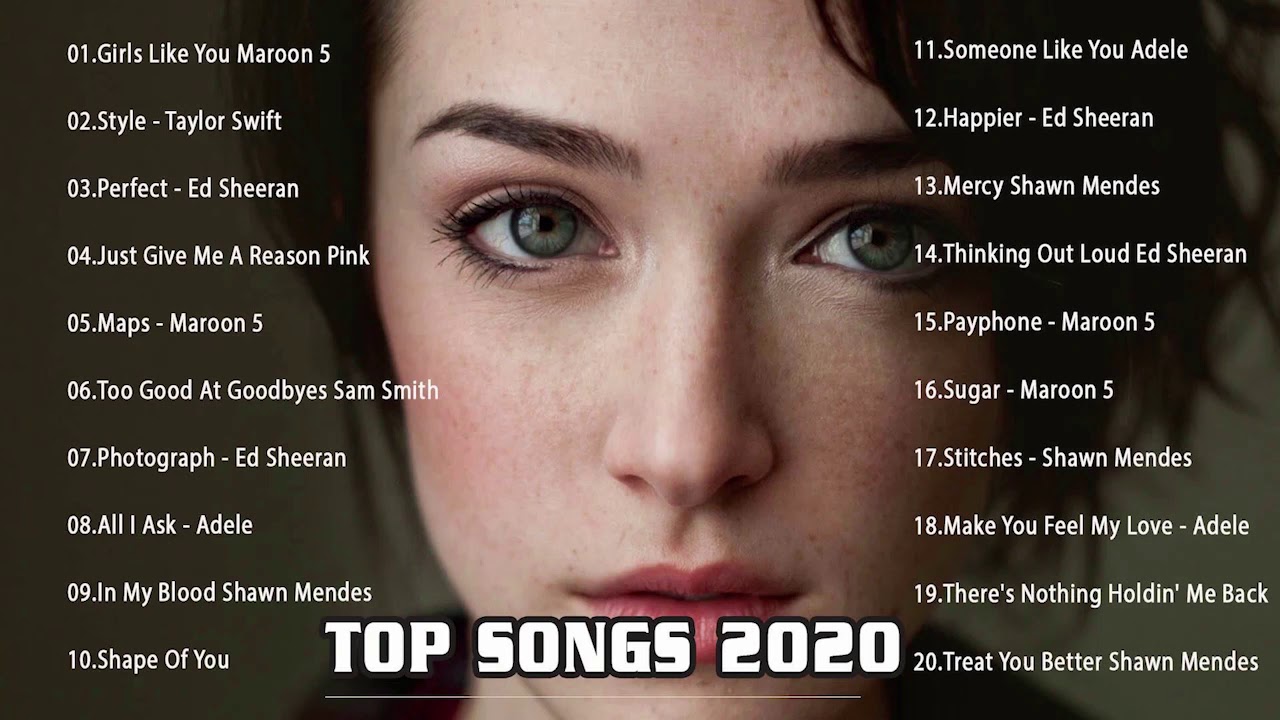 Pop Hits 2020 💚 Top 40 Popular Songs 2020 💚 Best English Music ...