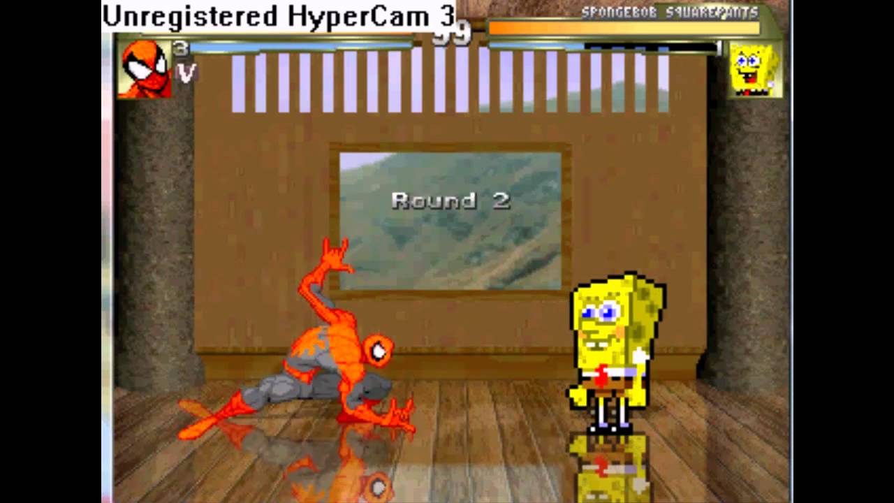 spongebob VS spider-man - YouTube