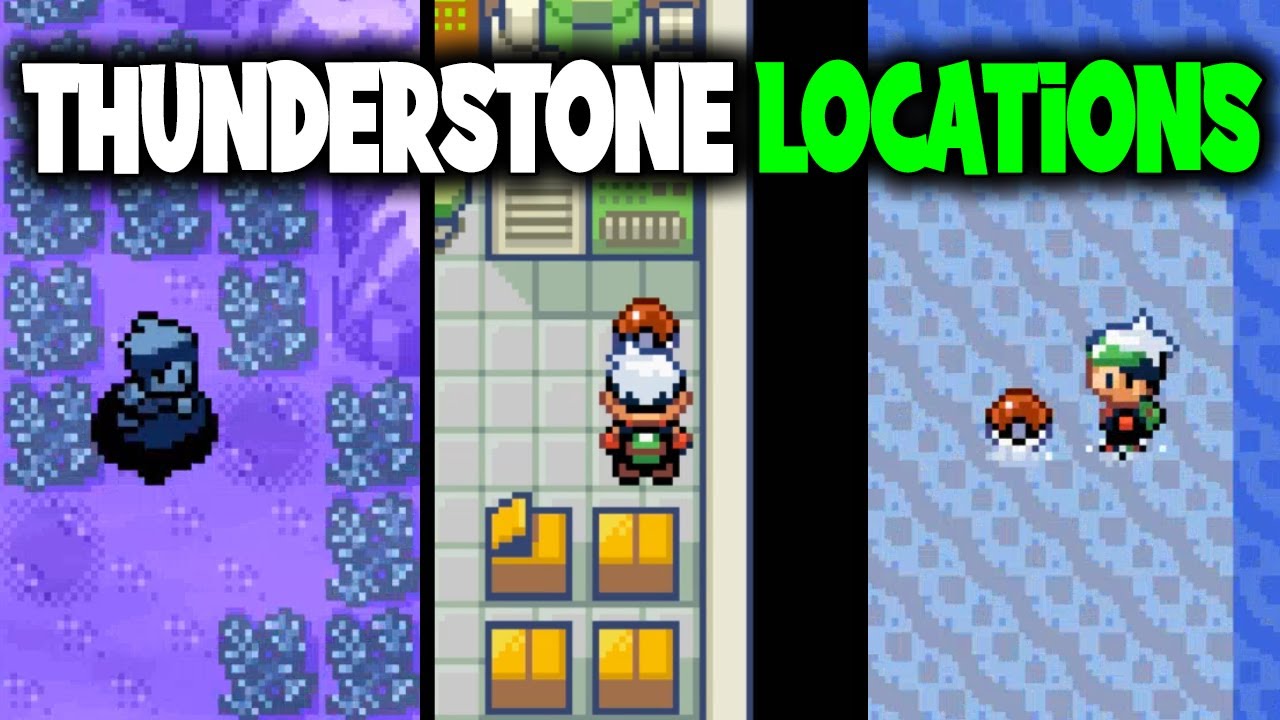 HOW TO GET ALL THE THUNDERSTONES ON POKEMON EMERALD - YouTube