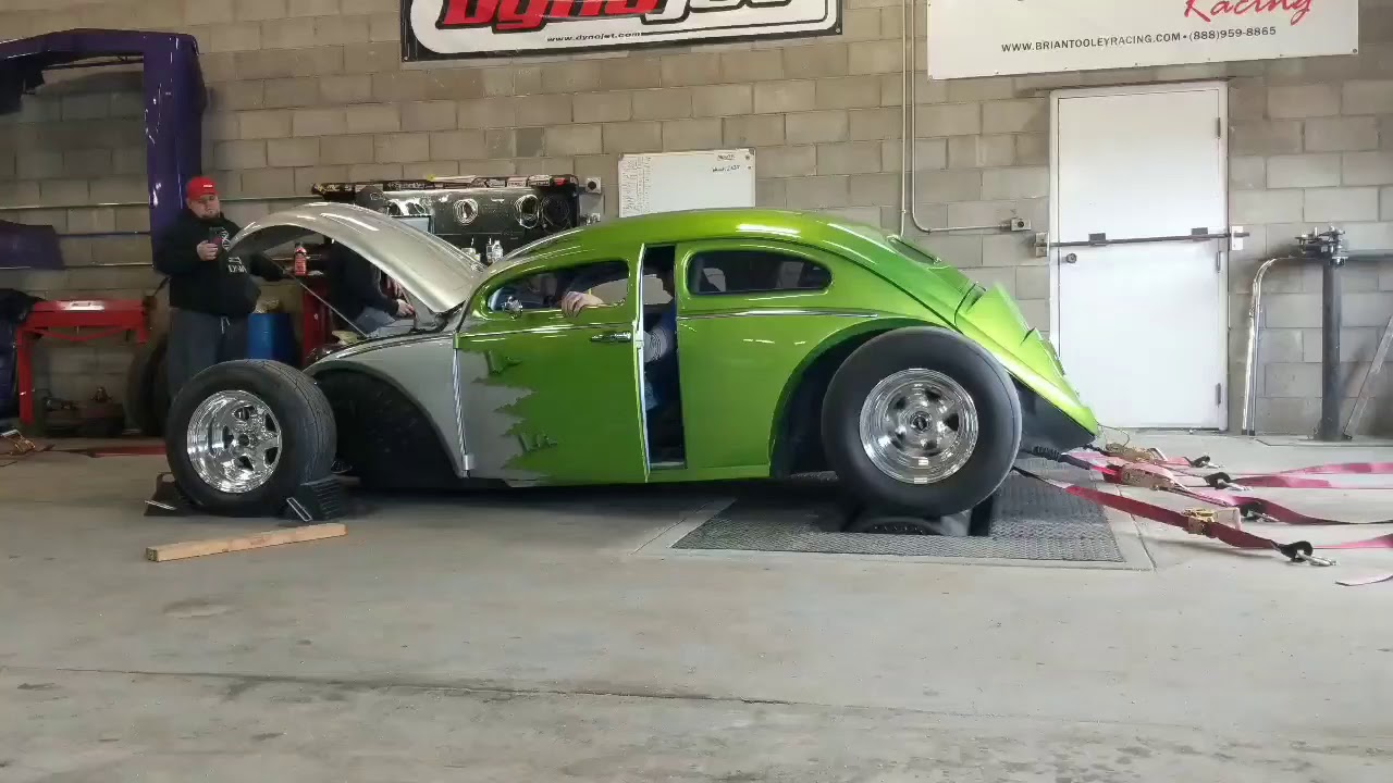 LS3 VW bug Dyno 619hp 536tq - YouTube