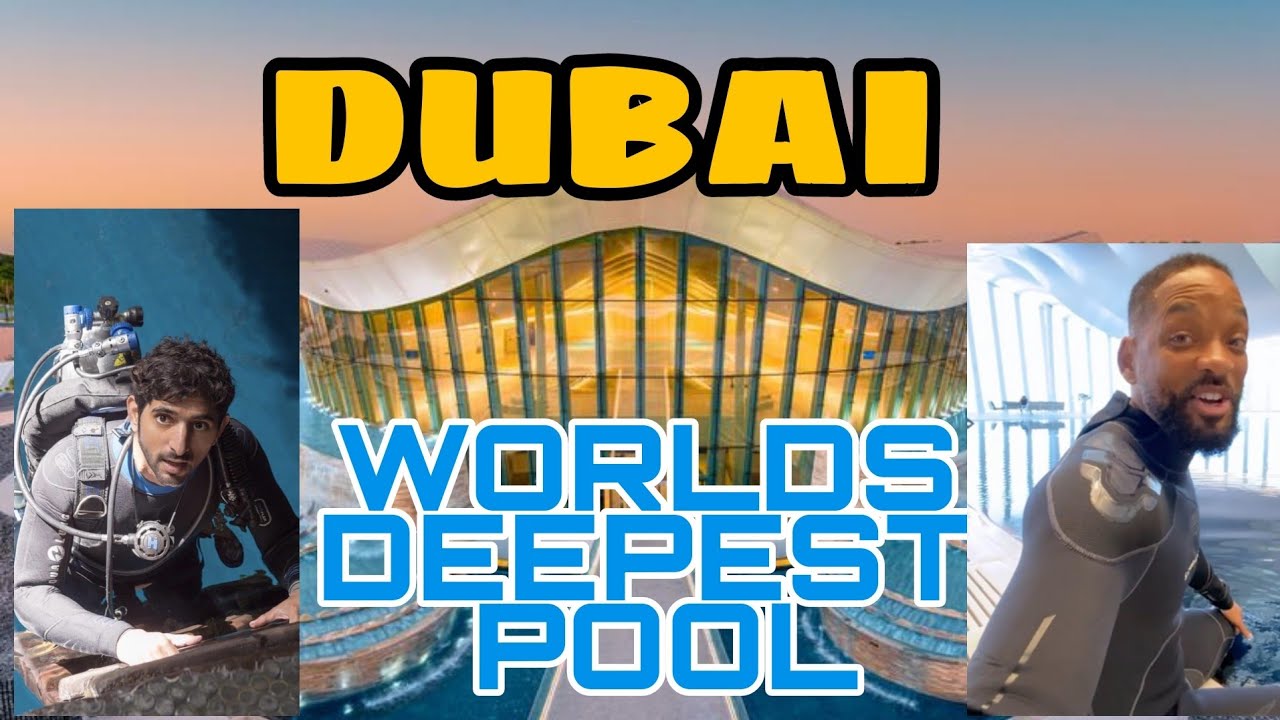 WORLDS DEEPEST INDOOR POOL I Dubai Deep Dive I Guiness Book of World ...