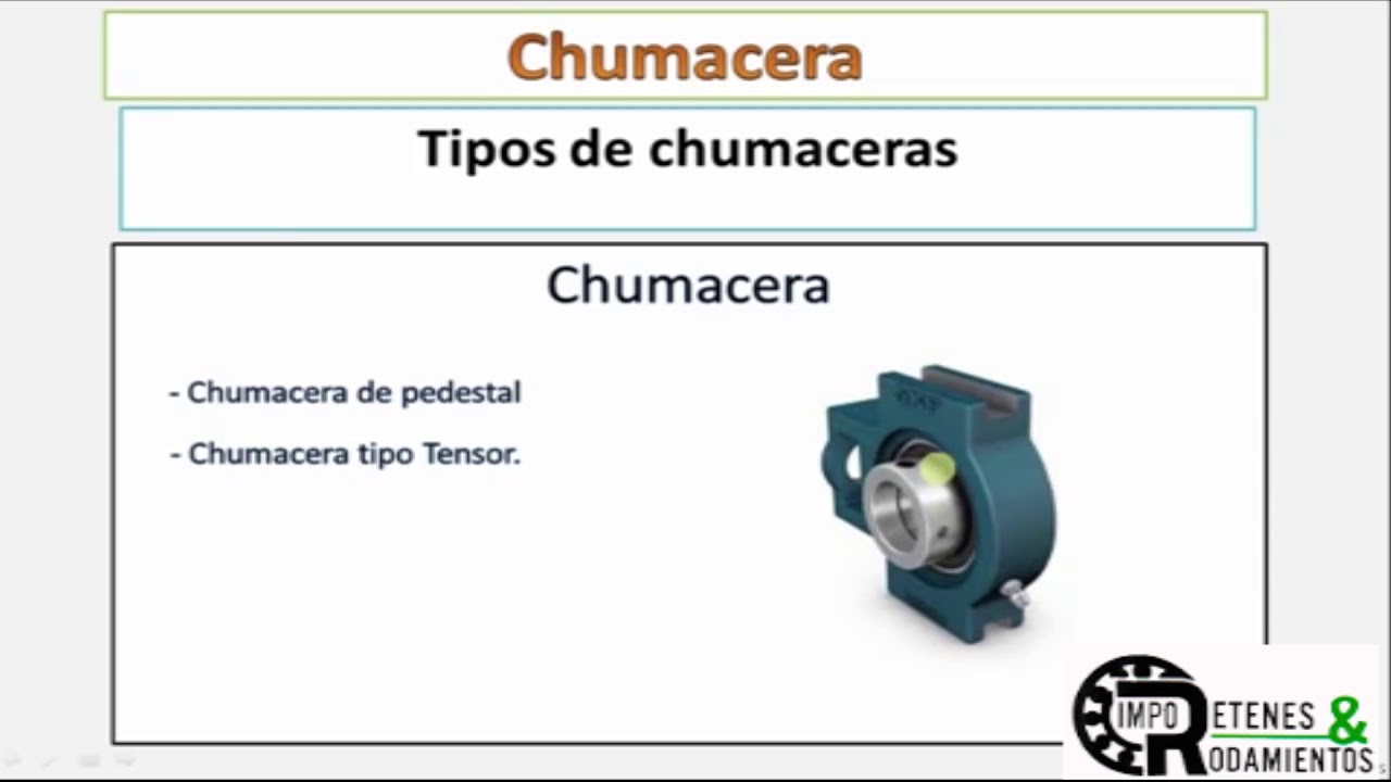 Tipos de Chumaceras - YouTube