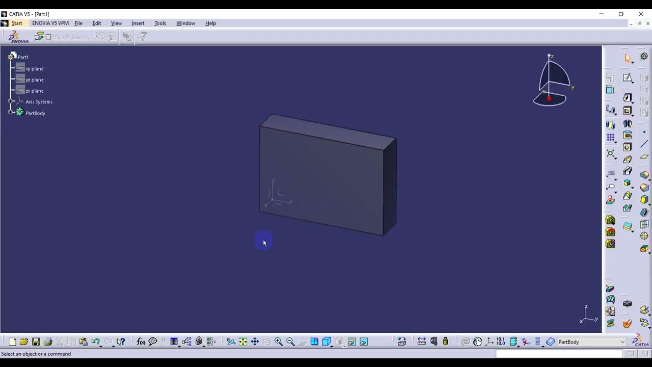 CATIA error: Lỗi khi đang vẽ Part bị đen, mờ không thao tác hay di chuyển Part được - YouTube