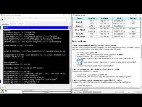 Networking Essentials Practice Skills Assessment PT Type 2 - YouTube
