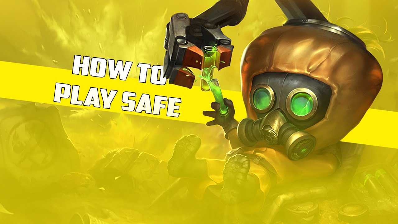 How to play safe in League of Legends - YouTube