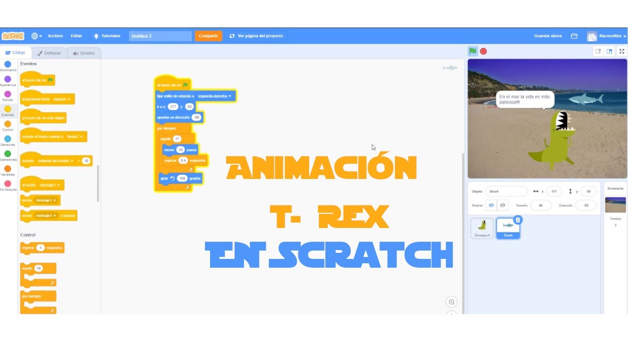 Scratch tutorial español para niños - YouTube