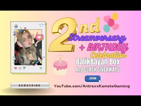 2ND STREAMVERSARY CELEBRATION \GCASH+BALIKBAYANBOX - YouTube