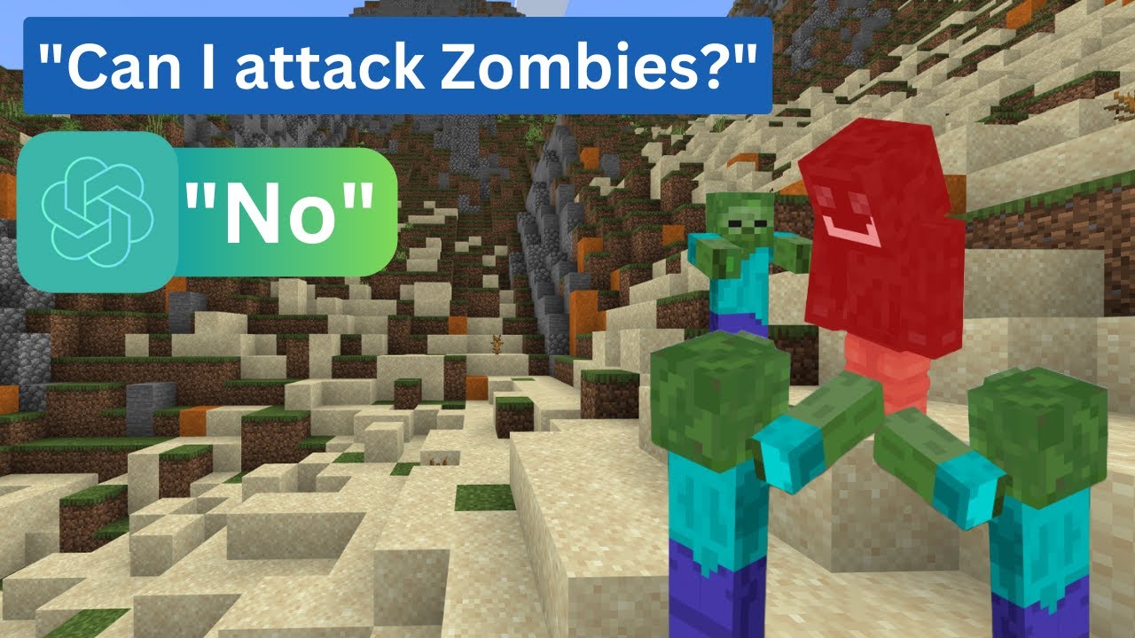 Minecraft, but an AI Controls me - YouTube