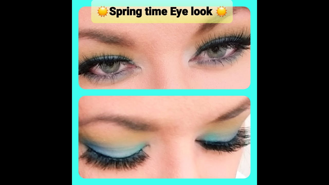 Spring Inspired Eye Look | CAI Eyeshadow Pallet | 10 Minute Makeup ...