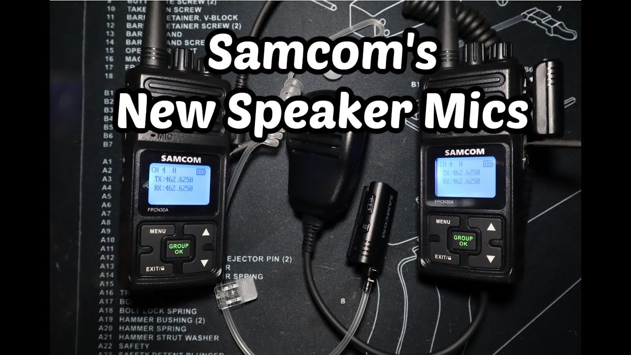 Samcom's New Wireless Headset & New Speaker Mic - Walkie Talkie ...