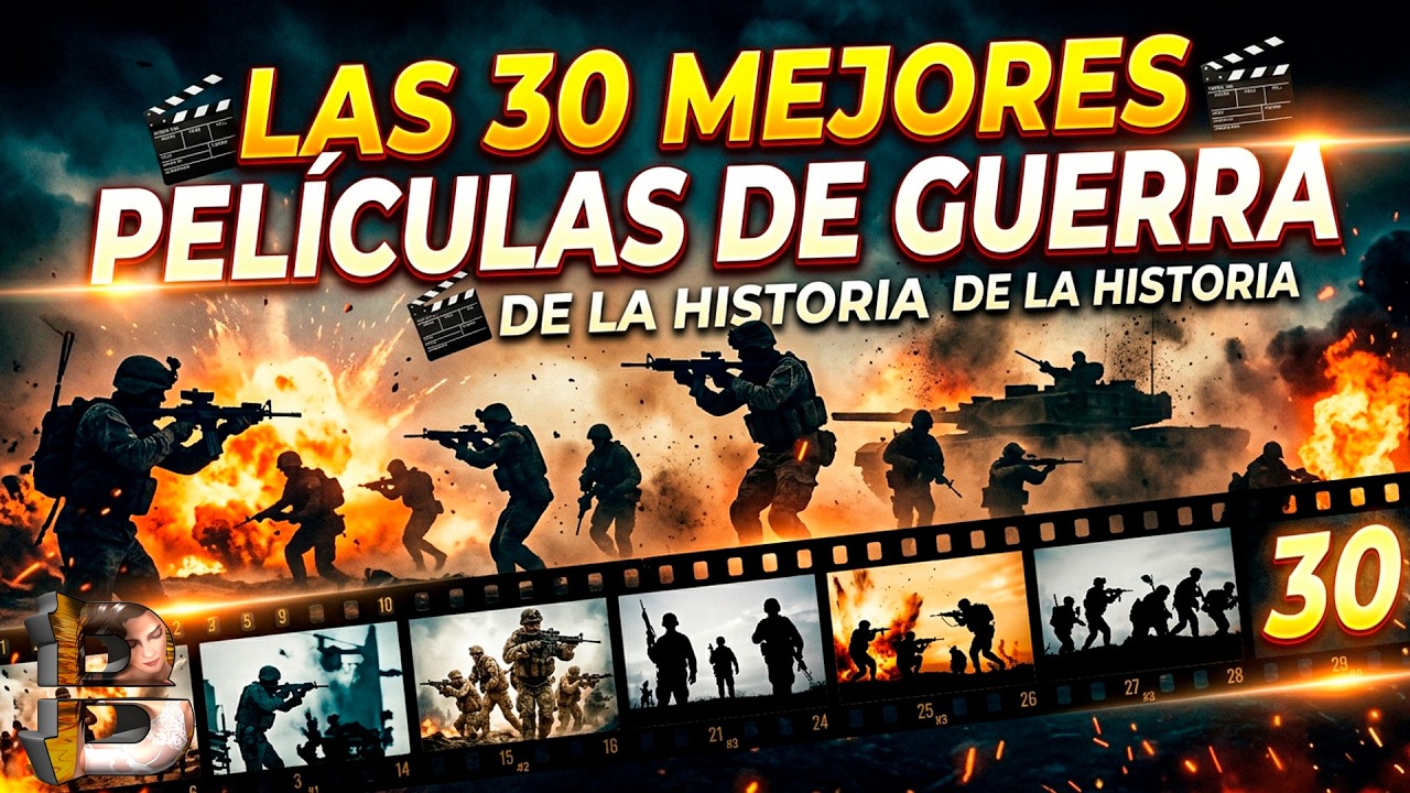 LAS 30 MEJORES PELÍCULAS BÉLICAS DE LA HISTORIA - YouTube