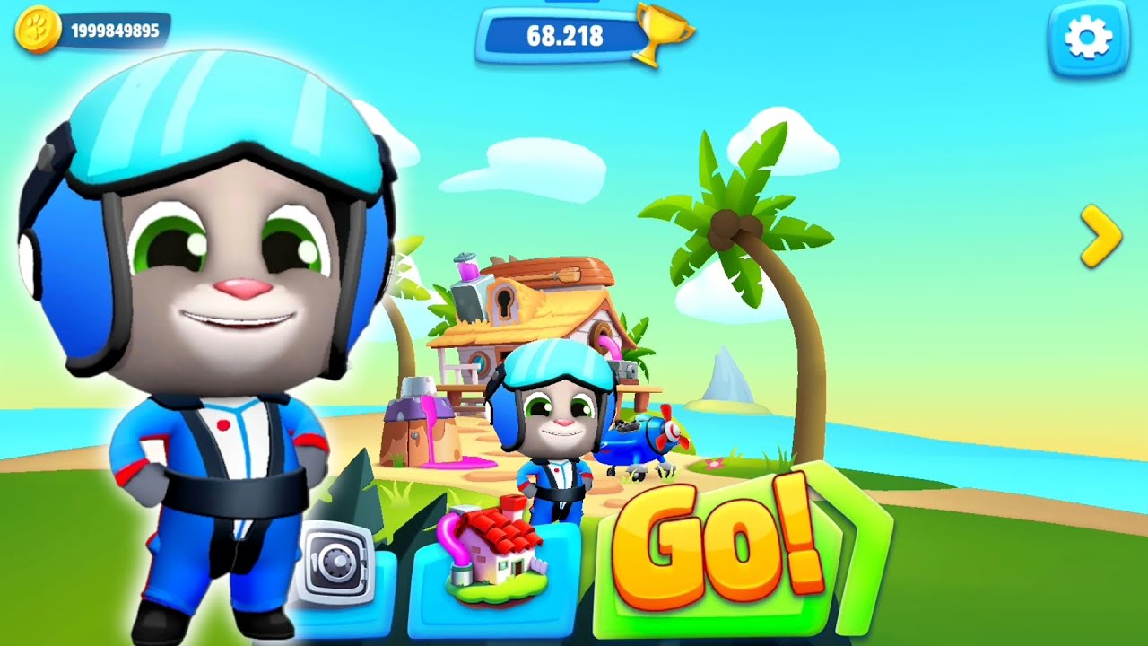 Talking Tom Fly Run ^ The Adventures Of Pilot Tom ^ Full Screen Game ...