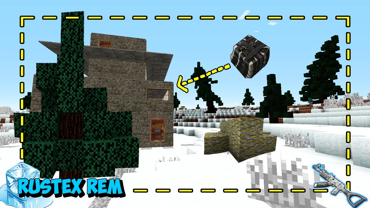 Сочный вайп на Rustex Remake | Реалистичный раст в майнкрафте # ...