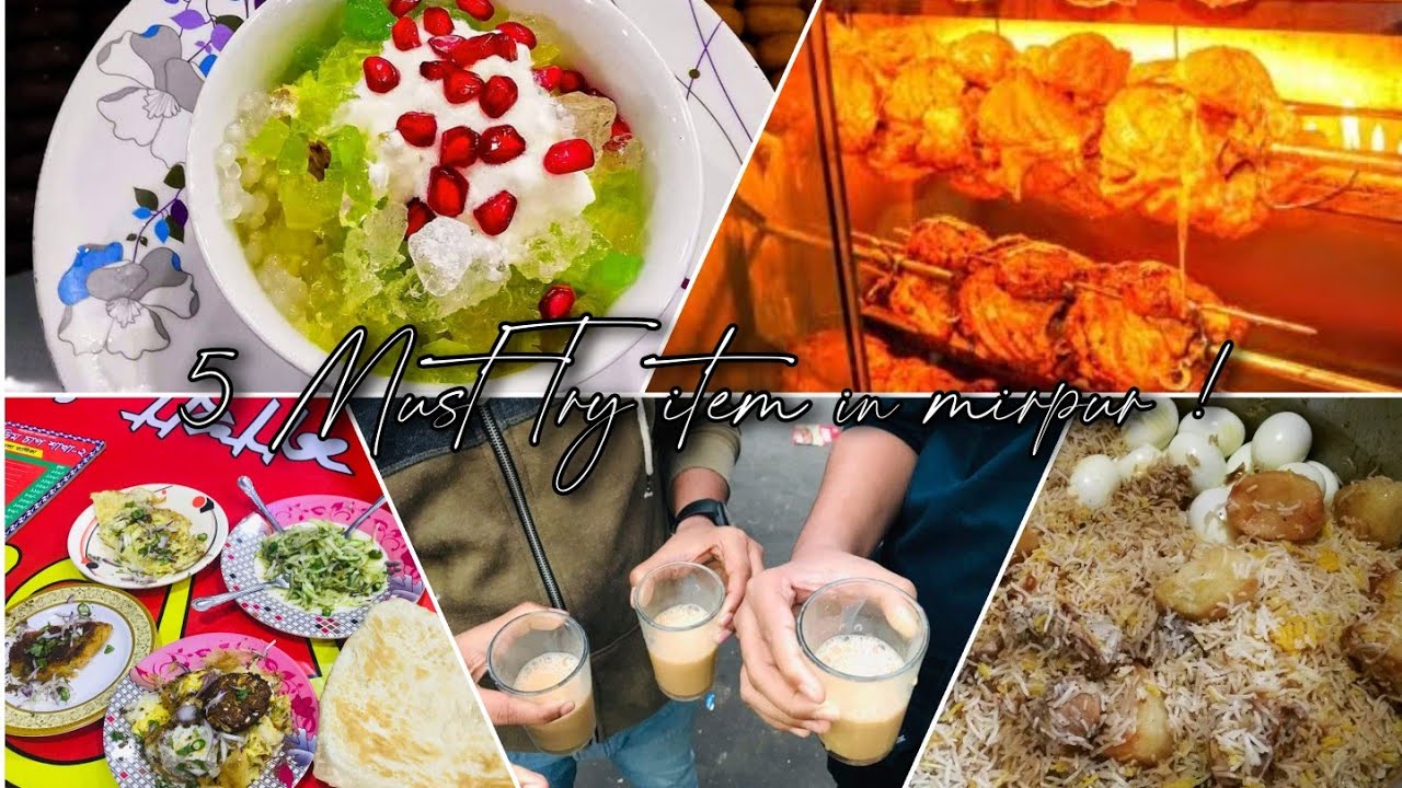 STREET FOOD Hunt In MIRPUR || Minu Dim Chap Rabbani Hotel Abesh Hotel ...