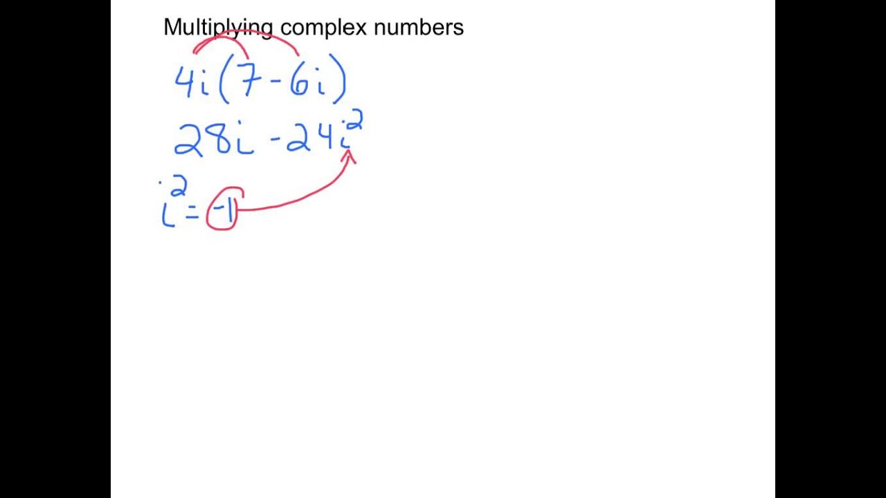 multiplying complex numbers 1 - YouTube