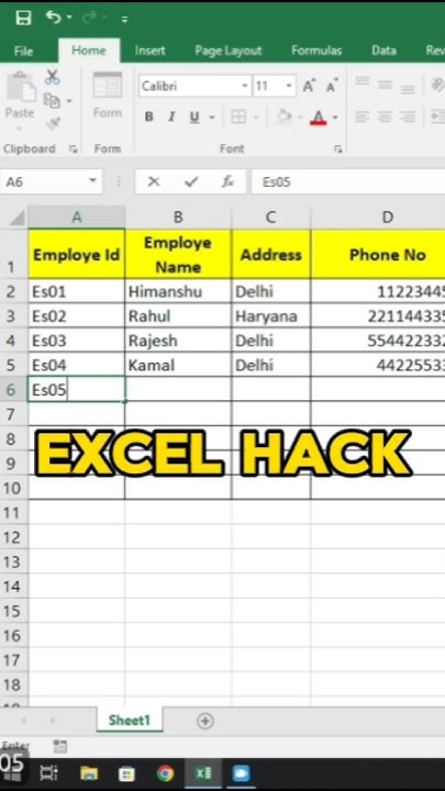 Create a Data Entry Form in Excel (Fast & Easy) #excel - YouTube