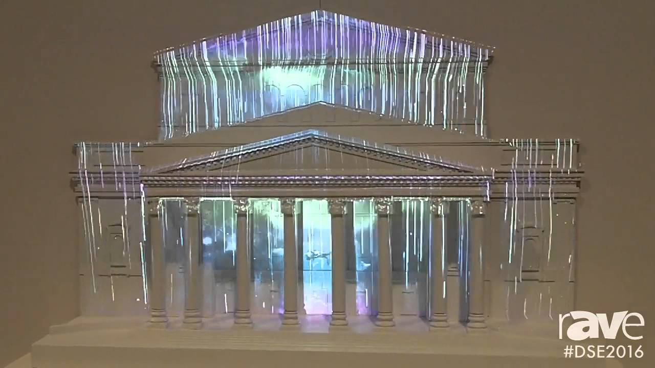 DSE 2016: Panasonic Demos Projection Mapping With Miniature Version of ...