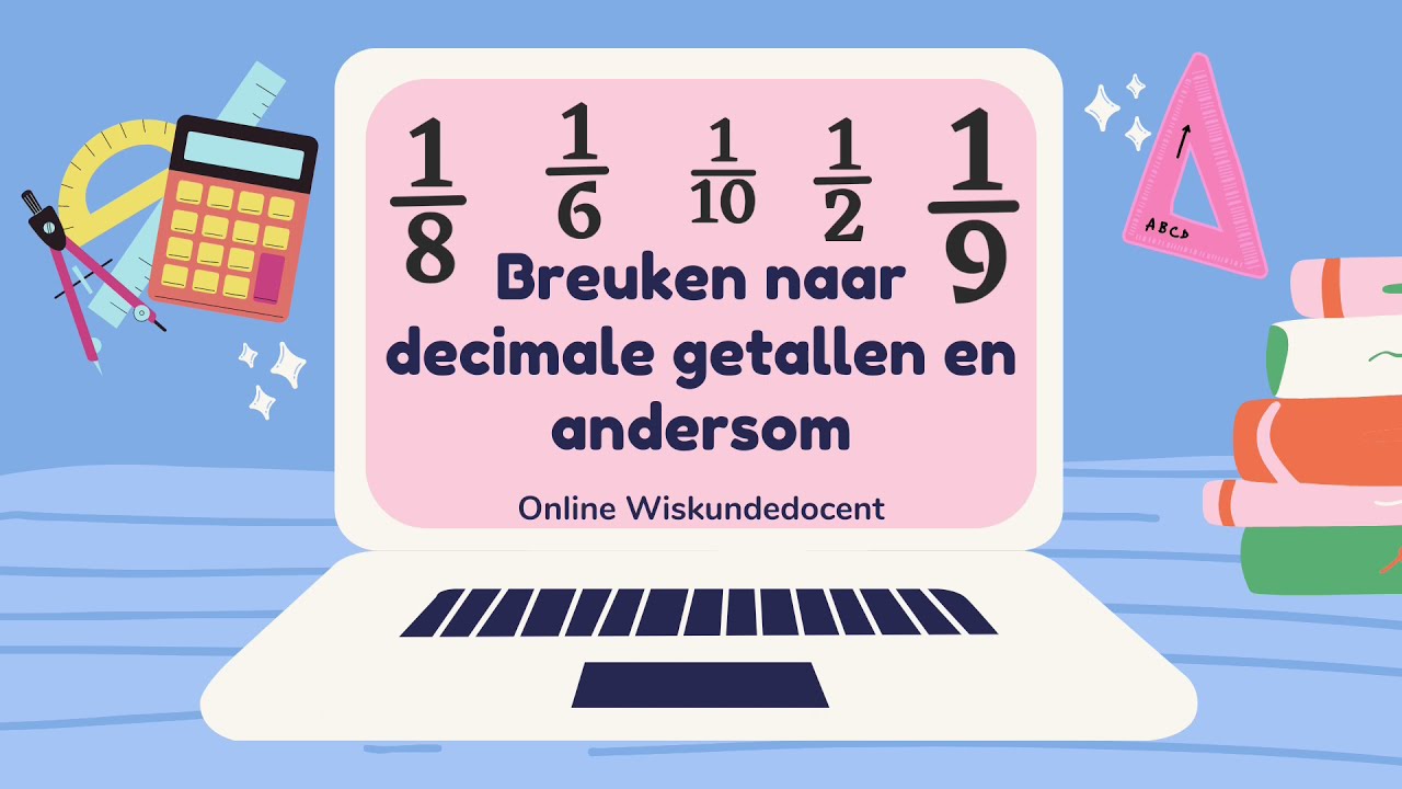 VMBO: Breuken naar decimale getallen en andersom - YouTube