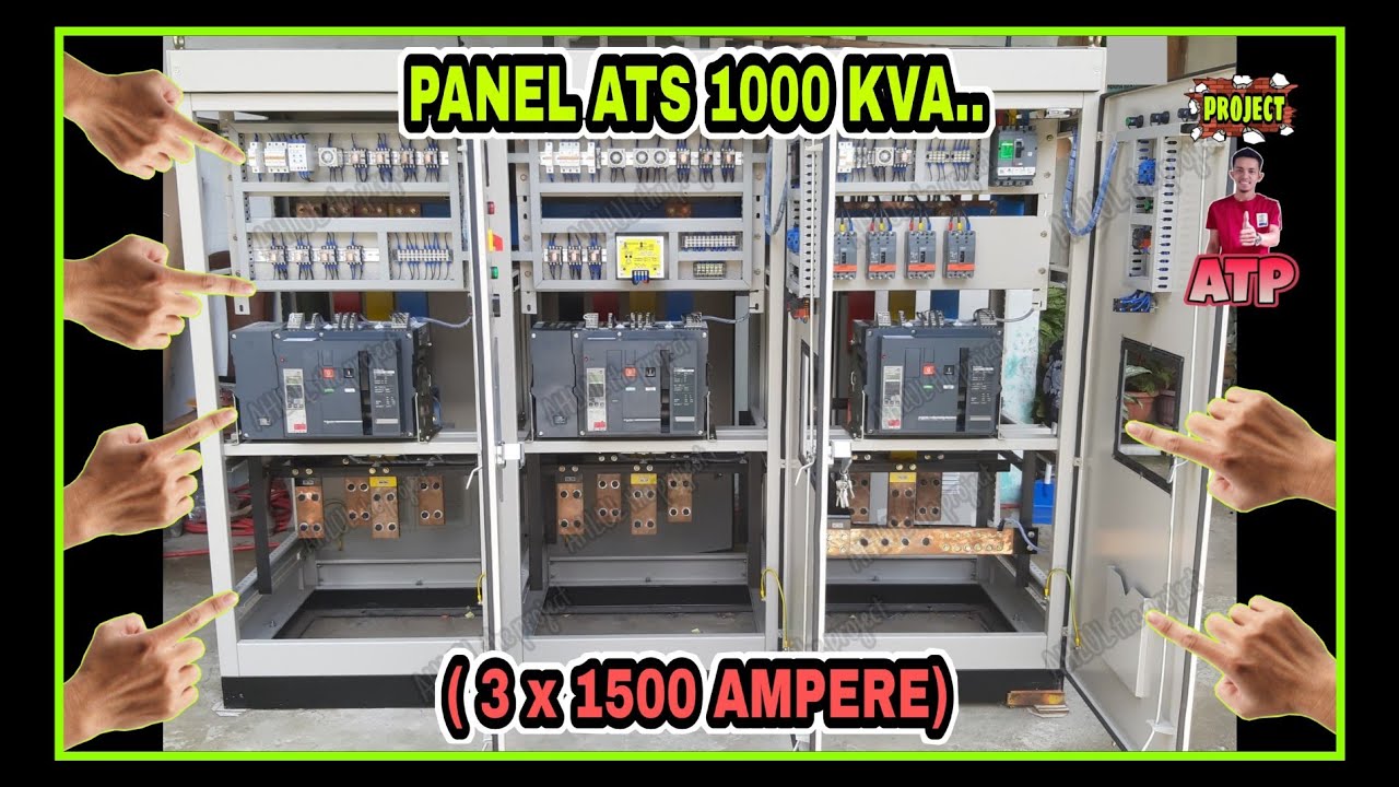 🟡 😱 👉 CARA RAKIT PANEL ATS 1000 KVA‼⚡⚡⚡ - YouTube