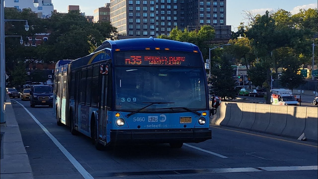 [MTA]:Randalls Island bound 2017 Novabus LFSA Smartbus [5460] on the ...