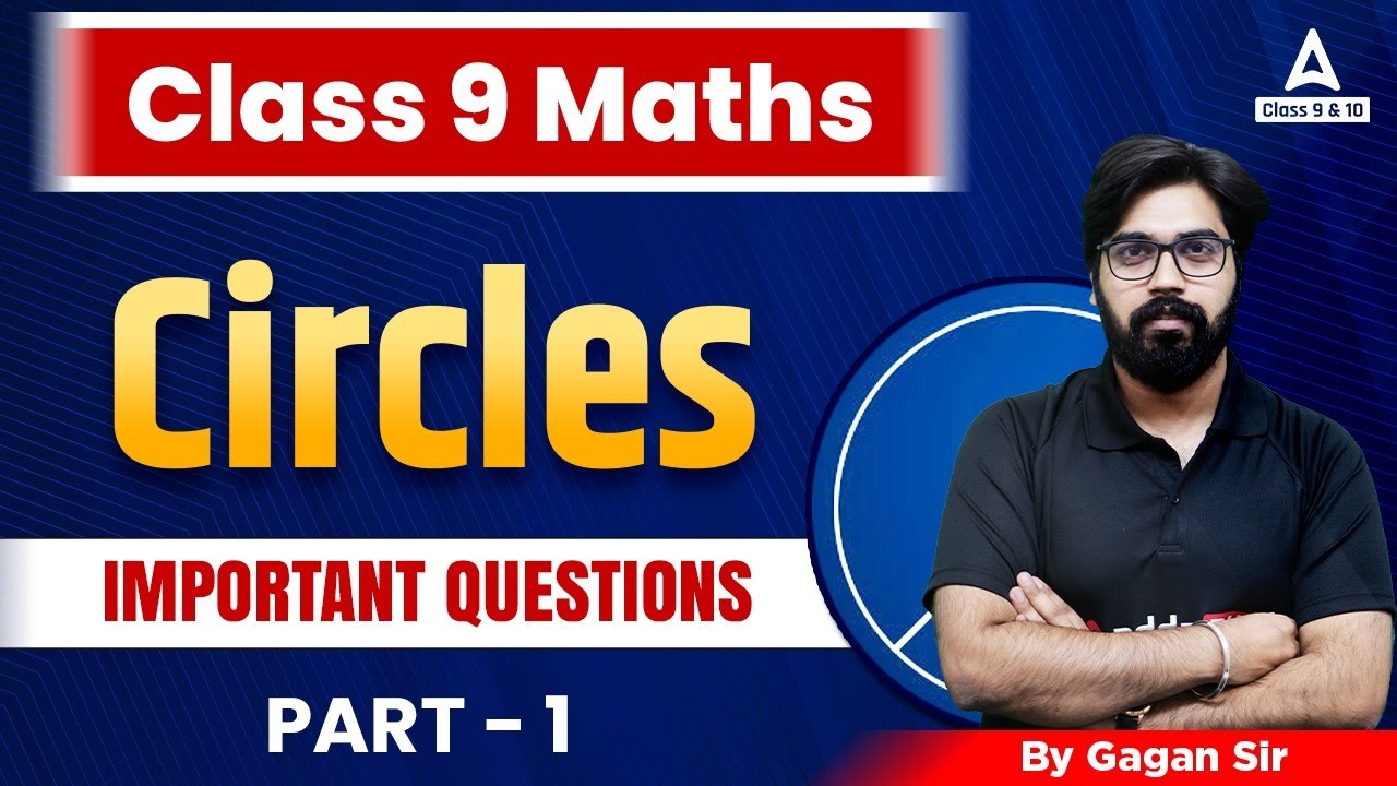 Class 9 Maths Circles Important Questions Part 1 YouTube