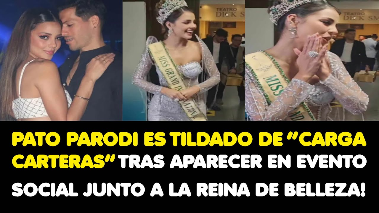 PARODI ES TILDADO DE “CARGA CARTERAS” TRAS APARECER EN EVENTO SOCIAL ...