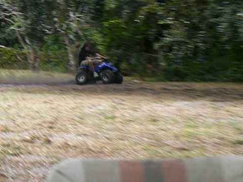 rednecks tring to do wheelies on a four wheeler it cool - YouTube