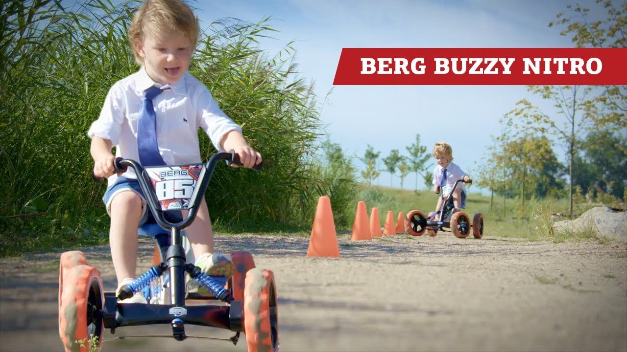 BERG Buzzy Nitro pedal go-kart - YouTube