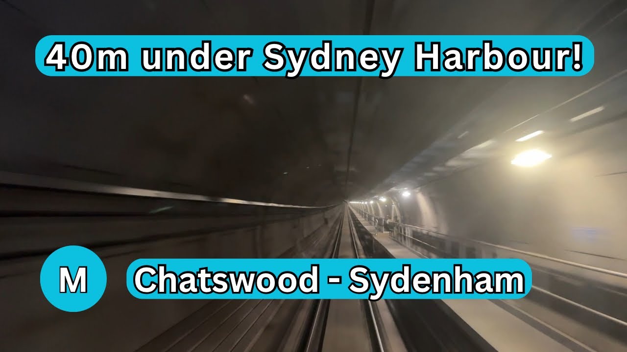 Sydney Metro City & Southwest Line Full Ride (Chatswood-Sydenham) - YouTube