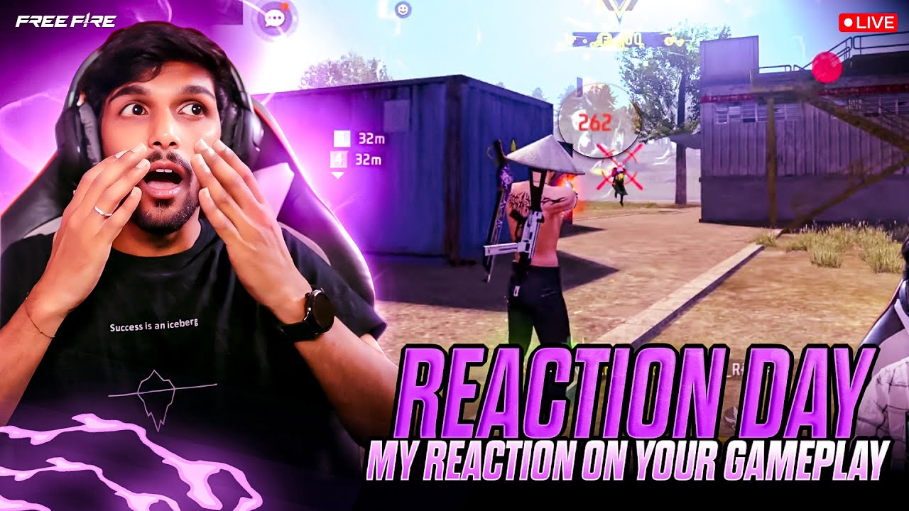 REACTIONS DAY🥵||😱FREE FIRE TELUGU FACE CAM STREAM🎯ROAD TO 25K SUBS 🎯# ...
