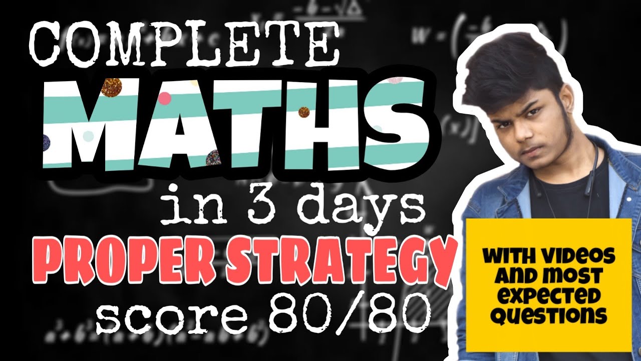 How To Complete Maths In 3 Days Class 10 Standard And Basic Maths How To Complete Maths In 3 Days Class 10 Standard And Basic Maths