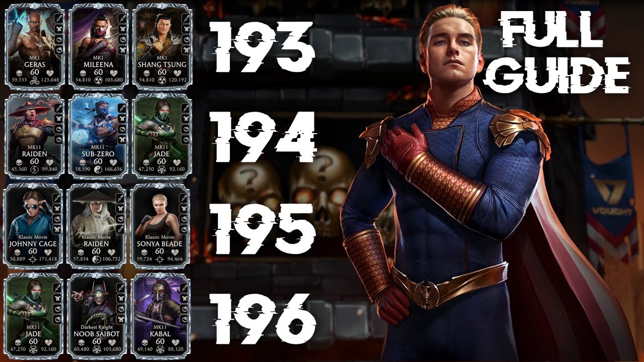 Vought Tower Matches 193, 194, 195 & 196 | Full Walkthrough | MK Mobile ...