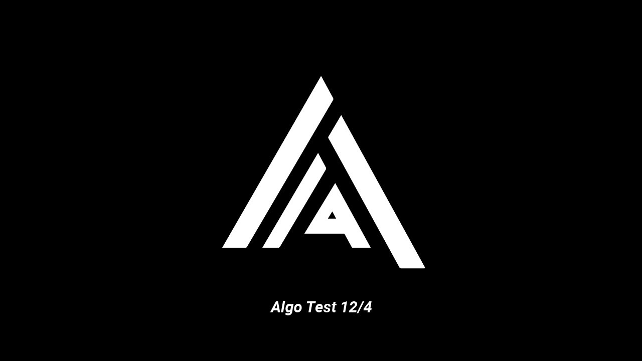 Algo Testing 12/4 - YouTube